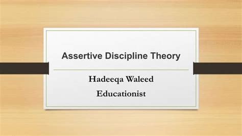 Dreikurs And Albert Pptx Educational Assessment Education
