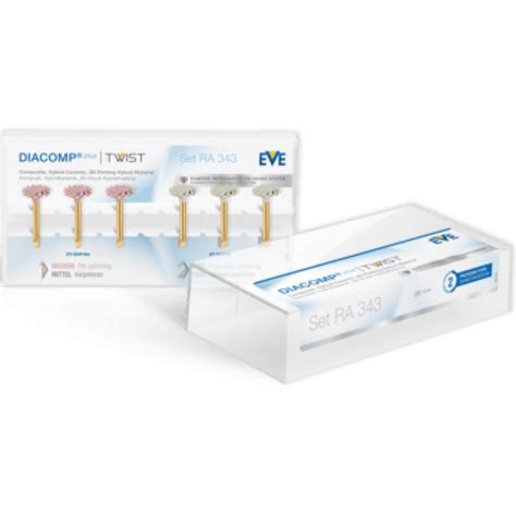 Eve Diacomp® Plus Twist Polishing Spiral Ra 343 6pcs