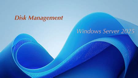 Free Best Windows Server 2025 Disk Management Tool