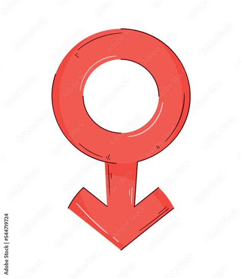 Red Male Symbol