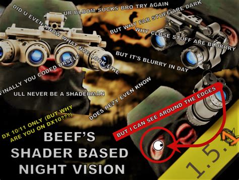 beef s shader based nvgs v1 1 1 addon s t a l k e r anomaly mod for