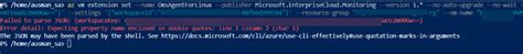Install Oms Extension On Linux Cli Error Microsoft Qanda