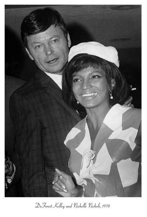 The Delphic Deforest Kelley And Nichelle Nichols A Classic Star