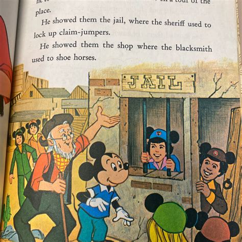 1978 A Little Golden Book Mickey Mouse And Mouseketeers Ghost Town Adven The Wonderful World Of
