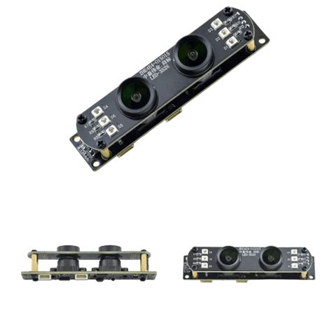 Dual Lens Usb Camera Module Customized Cmos Og02b10 Low Light 2mp Fixed