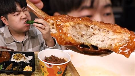 휴방했는데 위가 줄어버렸습니다 한솥 신메뉴 먹방 Youtube