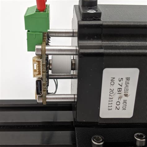 odrive robotics odrive micro on the back of a nema 23