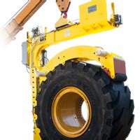 Battery Powered Hydraulic Tire Manipulator Installation Device