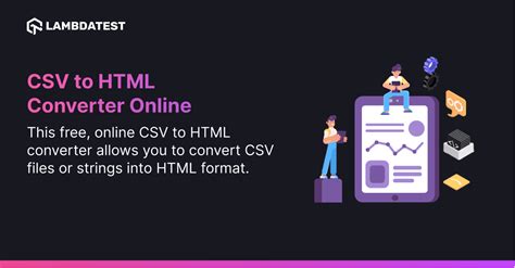 CSV To HTML Online Converter LambdaTest