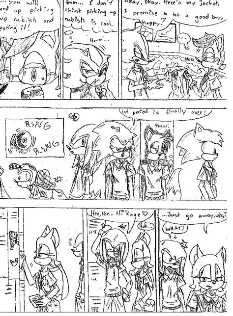 Sonic High School Comic Page 7 By Lea007 On Deviantart