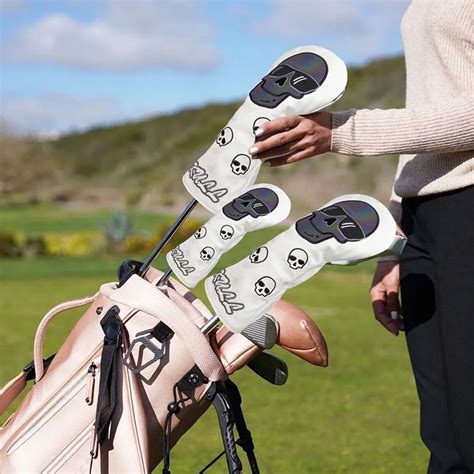 남성용 자석 골프 아이언 세트 드라이버 헤드 커버 스컬 퍼터 디자인 Aliexpress