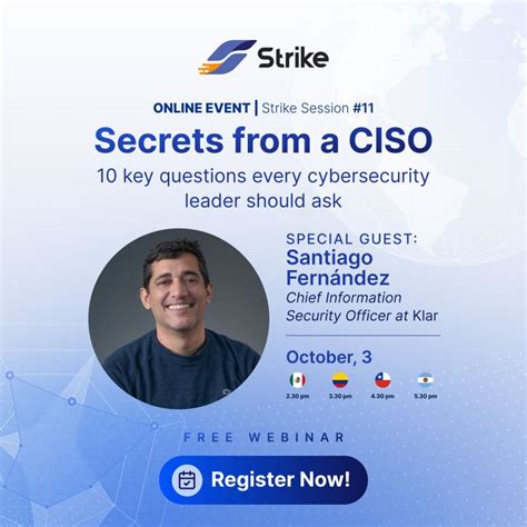 Cybersecurity Fintech Webinar Ciso Startupsecurity Dataprotection Strike Hacking Strike