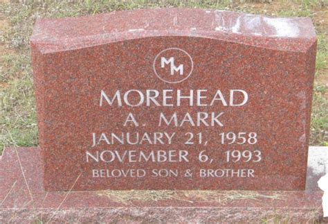 Anthony Mark Morehead 1958 1993 Find A Grave Memorial