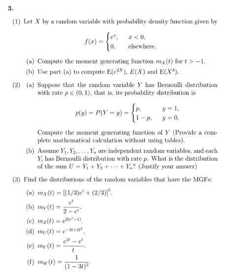 Solved 1 Let X By A Random Variable With Probability Chegg Com