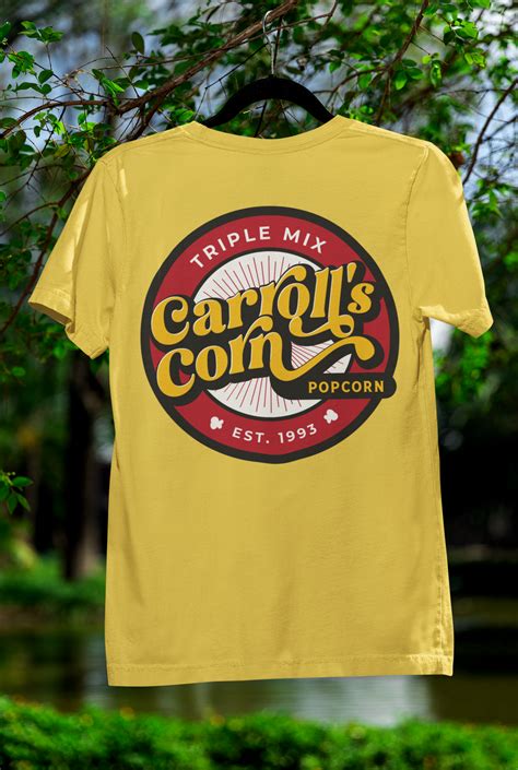 Carrolls Corn Logo Tee Tri Blend Carrolls Corn Co
