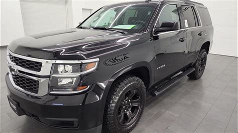 2020 Chevy Tahoe Ls 4wd Black Clearcoat 4k Walkaround 13247z Sold