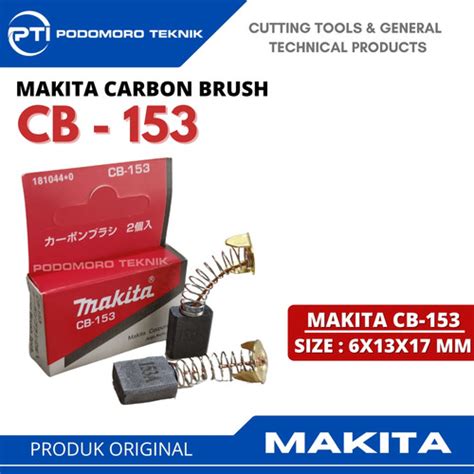 Jual Makita Cb 153a Carbon Brush Spul Arang Mesin Gerinda Sepul Bostel Cb 153 A 1 Set 2