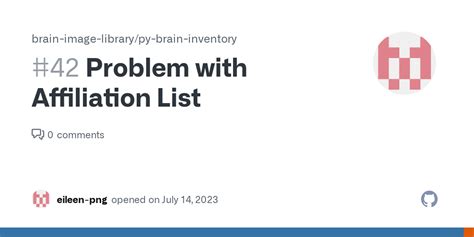 problem with affiliation list · issue 42 · brain image library py