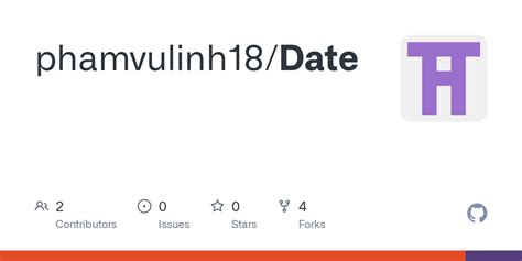 GitHub Phamvulinh18 Date
