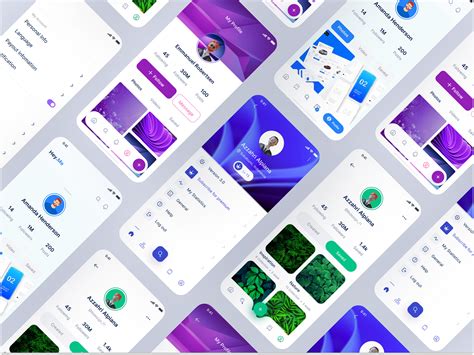 Profile Ui By Humayun Kabir On Dribbble