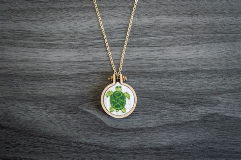Mini Turtle Cross Stitch Pattern Etsy