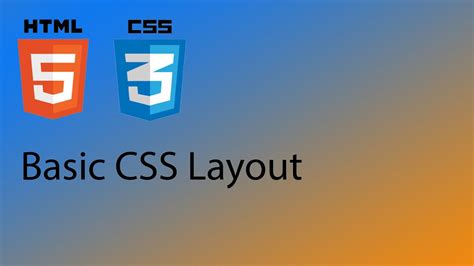 Html5 And Css3 Tutorial 20 Basic Css Layout Youtube