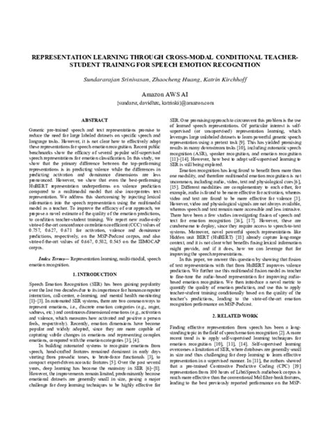Pdf Representation Learning Through Cross Modal Conditional Teacher