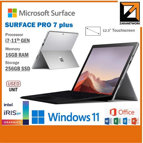 Microsoft Surface Pro 7 Plus Core I7 I5 11th Gen 12 3 Touchscreen