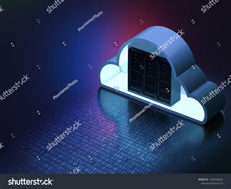 Cloud Computing Technology 3d Rendering Server Stock Illustration 1469598362 Shutterstock