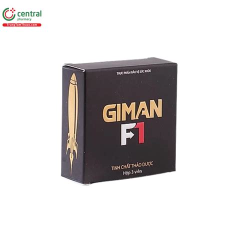 Giman F1 Hỗ Trợ Tăng Cường Sinh Lý Nam Làm Chậm Quá Trình Mãn Dục