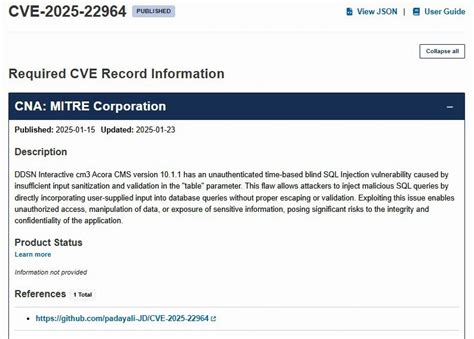 Joby Daniel On Linkedin Cve Cybersecurity Penetrationtesting
