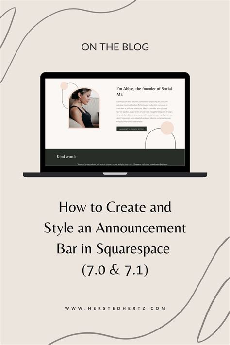 Create And Style An Announcement Bar In Squarespace 70 And 71