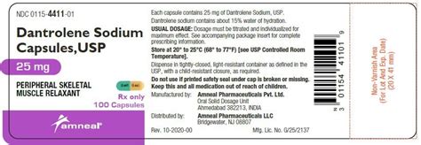 Dantrolene Fda Prescribing Information Side Effects And Uses