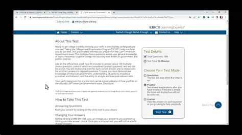 Ebsco Learningexpress Clep Resources Youtube