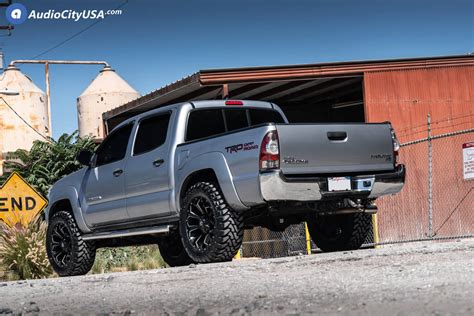 20″ Fuel Wheels D546 Assault Black Milled Rims For 2016 Toyota Tacoma Trd