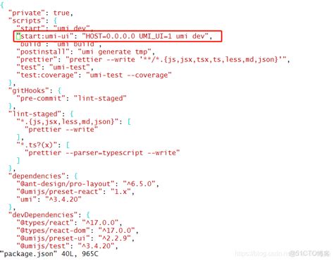Umi Ui 出于项目安全考虑，不允许非本地 Ip 访问，如果希望非本地 Ip 访问，启动时加上 Host0000 环境变量