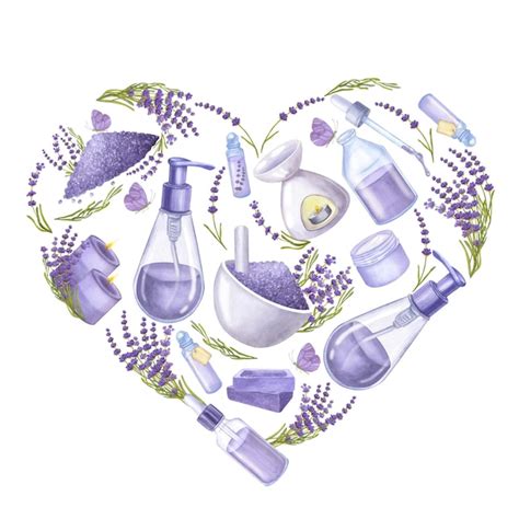 Premium Photo Lavender Flowers Essential Oil Cosmetics Bottles Soap