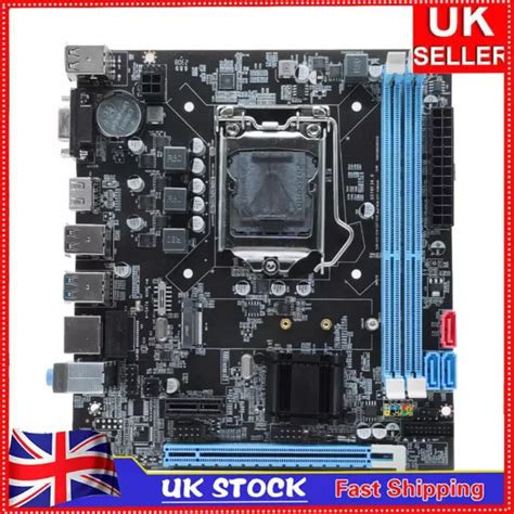 B75 COMPUTER MOTHERBOARD LGA1155 Socket 16GB Micro-ATX Desktops ...