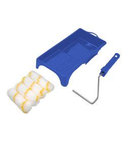 Tintech Kit Pittura Bacinella 4 Ricariche Minirullo 11 Cm Manico