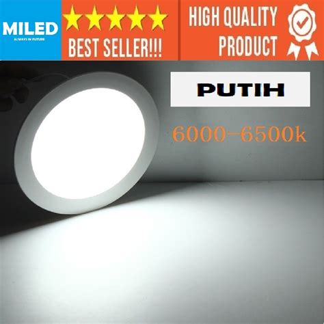 Jual Lampu Plafon Outbow Watt Watt Watt Downlight Timbul Led Outbow Bulat Kotak