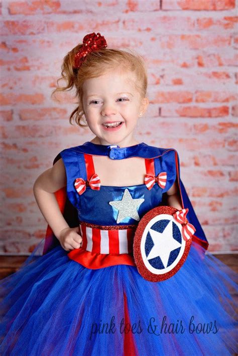 Captain America Costume Captain America Dress Captain America Tutu D
