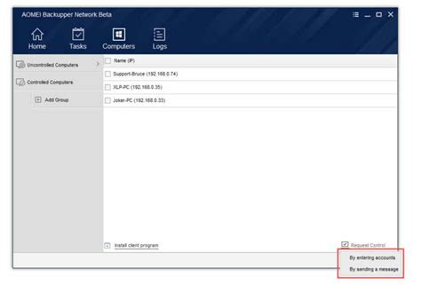 Aomei Backupper Network Beta Software Available For Download And