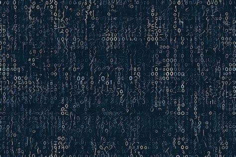 Premium Photo Computer Data Pattern Binary Code Seamless Vector