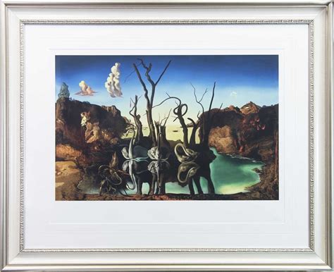 Salvador Dalí Swans Reflecting Elephants Mutualart