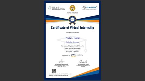 Pradum Kumar On Linkedin Aicteinternship Aicteneat Aicte Eduskillsfoundation