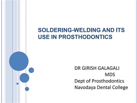 Soldering And Weldingpptx