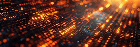 Binary Operations Chart In Orange And Black Premium Ai Generated Image