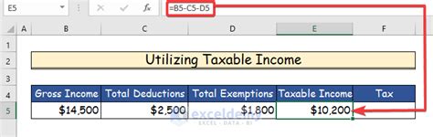 Income Tax Computation In Excel Format 4 Suitable Solutions