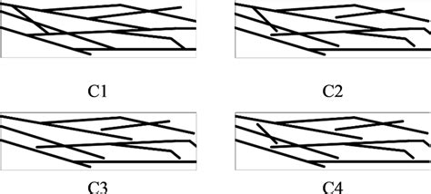 Geometry Schematics Of Fracture Systems With Different Connections