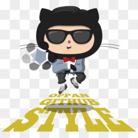 Funny Github Logo HD Png Download Vhv